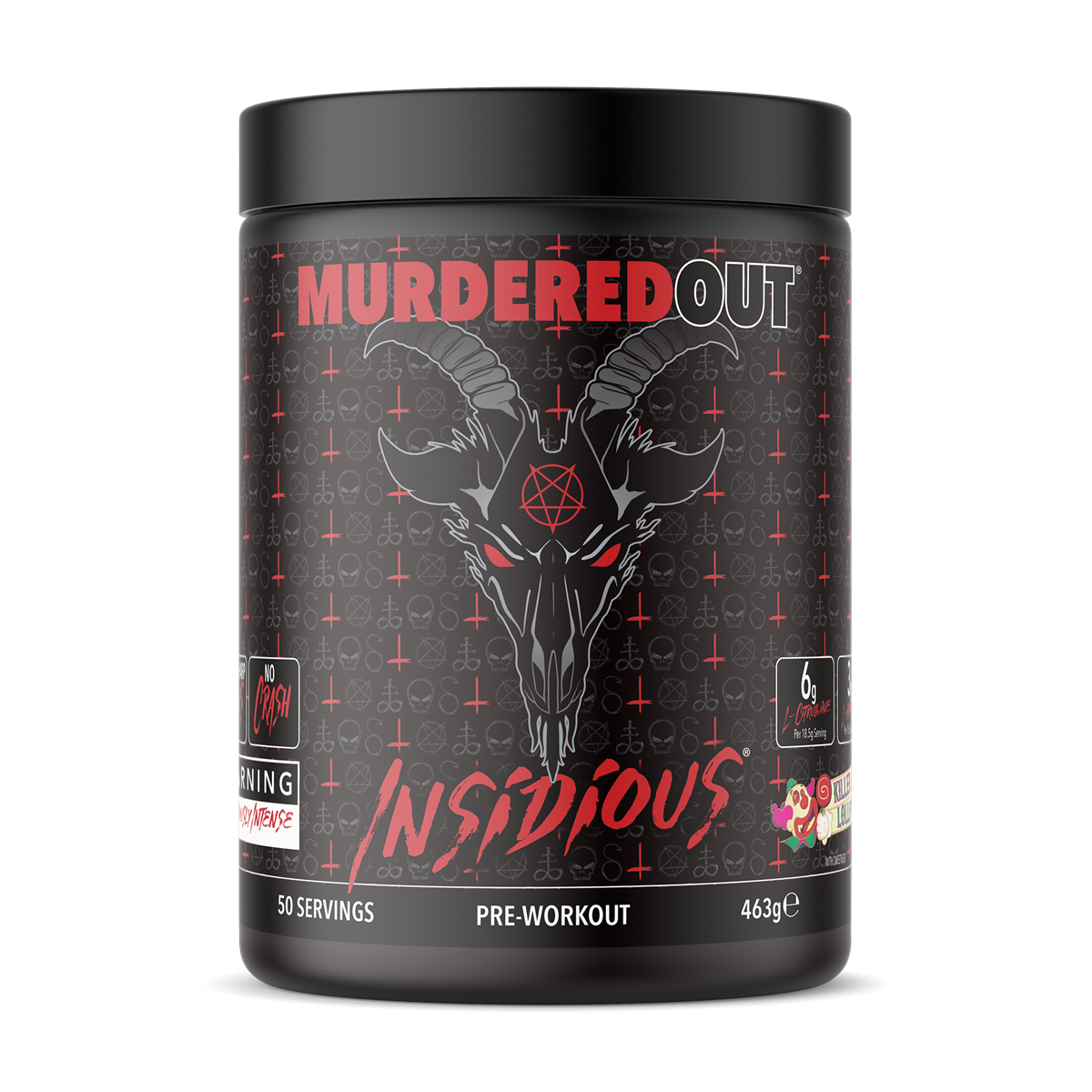 Murdered Out Insidious Pre Workout 463g